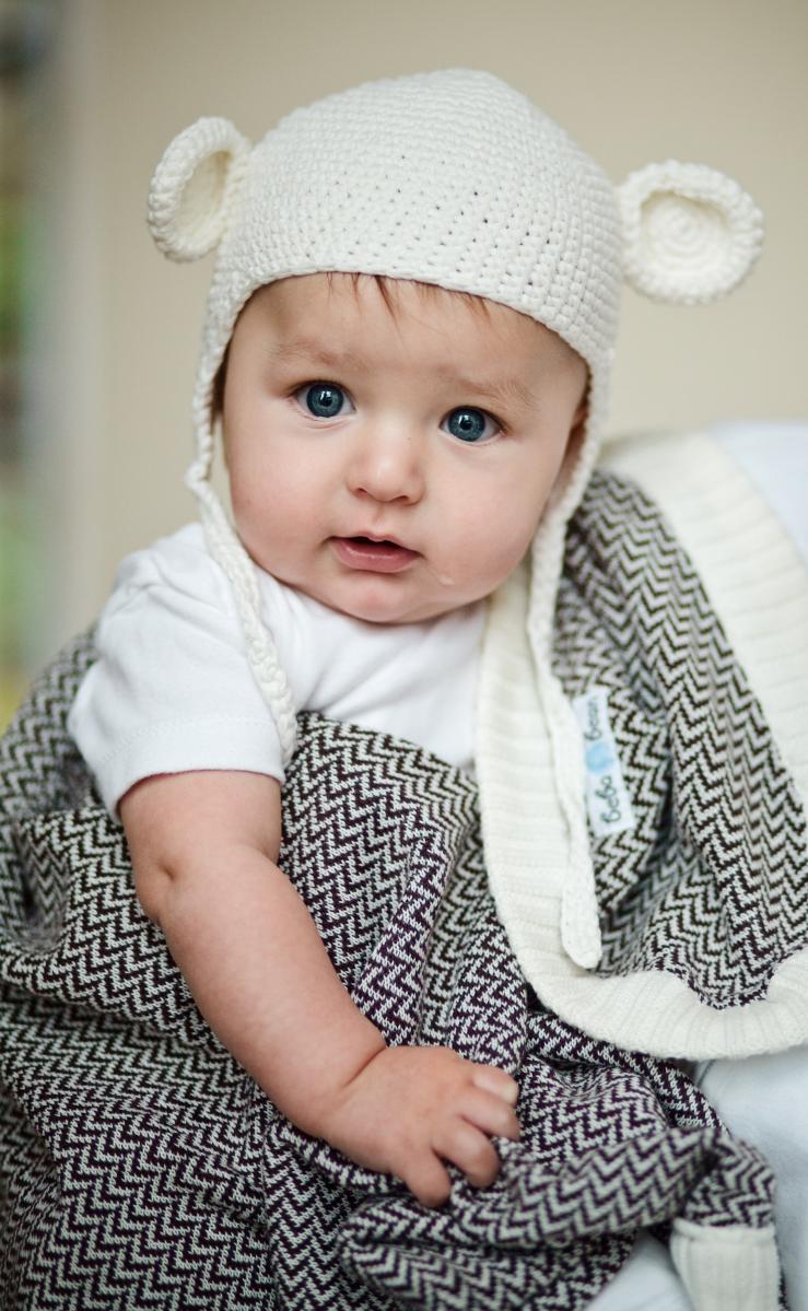 Beba Bean Crocet Bear Baby Cap