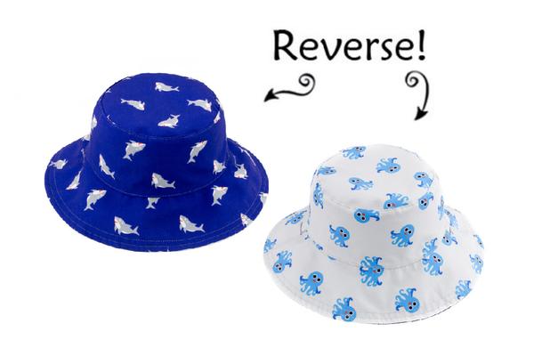 FlapJack Reversible Baby Sun Hat