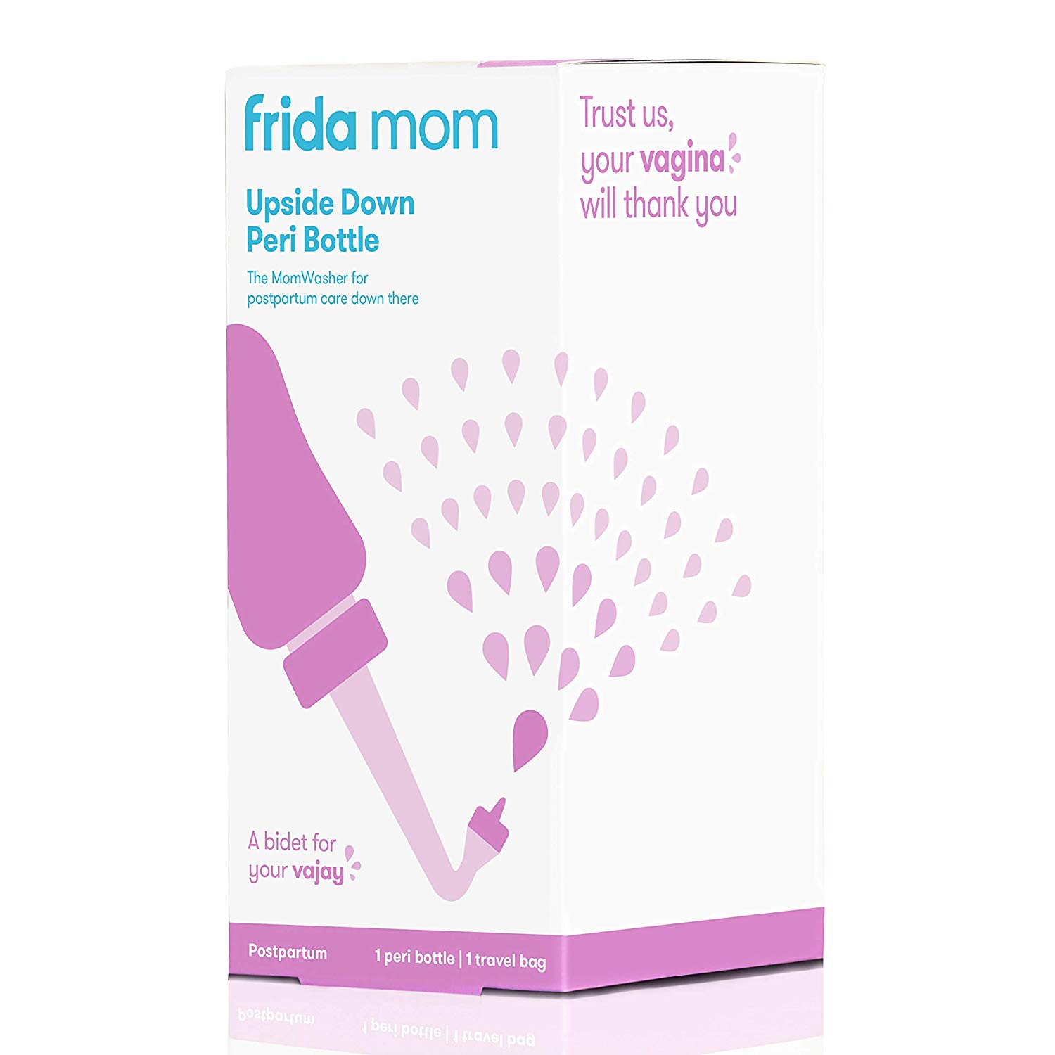 Frida Mom Upside Down Peri Bottle: Momwasher Postpartum Recovery