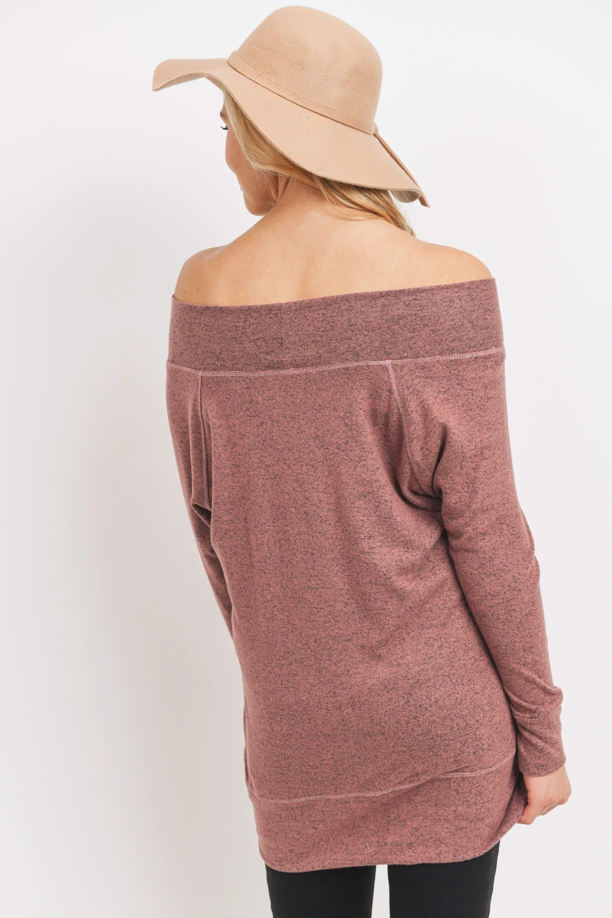 Hacci Brushed Maternity Tunic