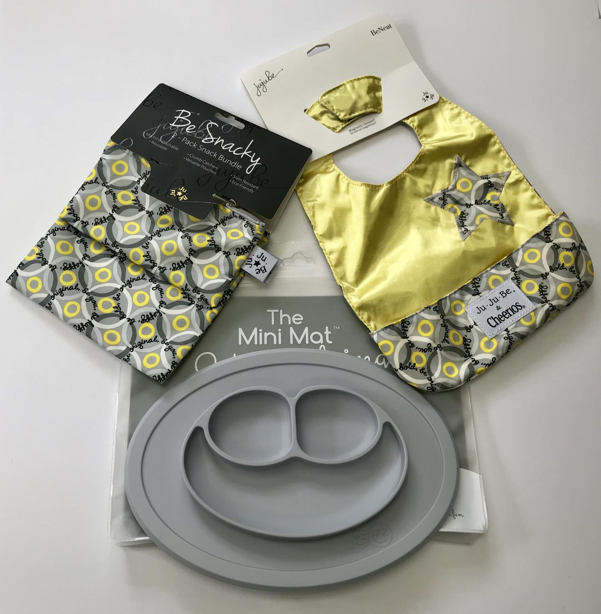 Ju-Ju-Be Neat Snacky Mat Bundle - Good Goes Around Cheerios