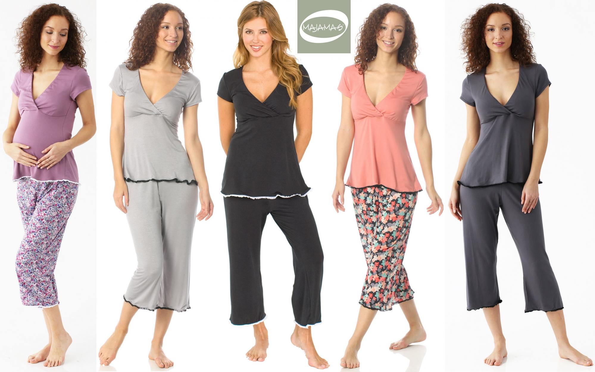 Majamas Cropped M.J.s Lounge Set