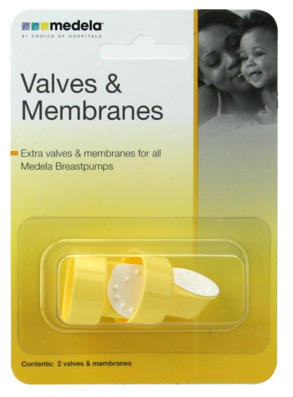 Medela Yellow Valve & White Membrane Set