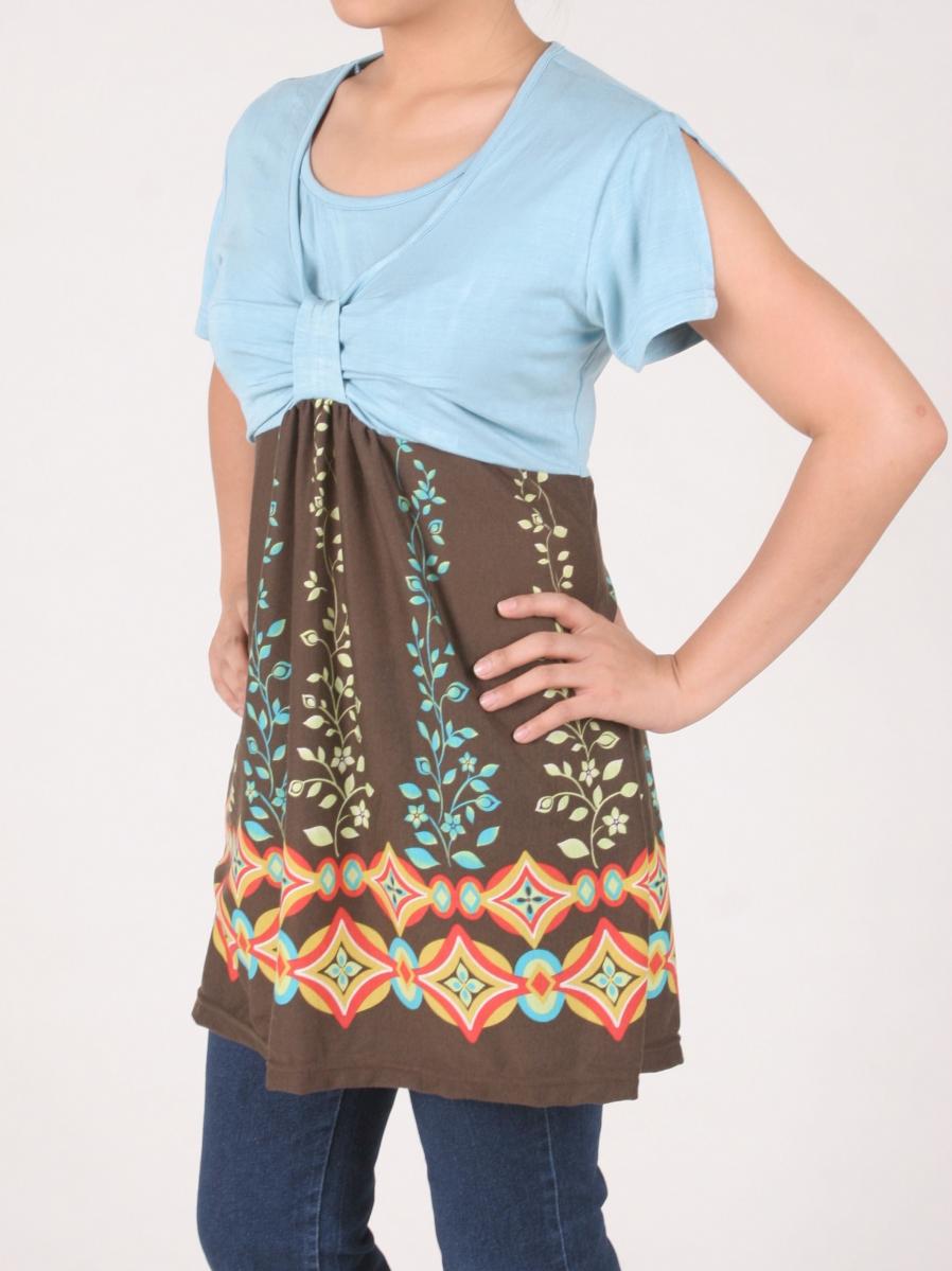 Bow Front Nursing Tunic