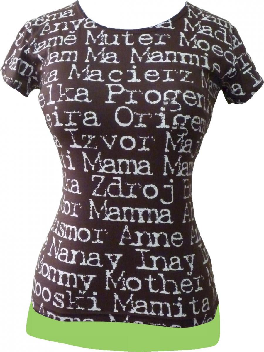 Mommy World Nursing Tee