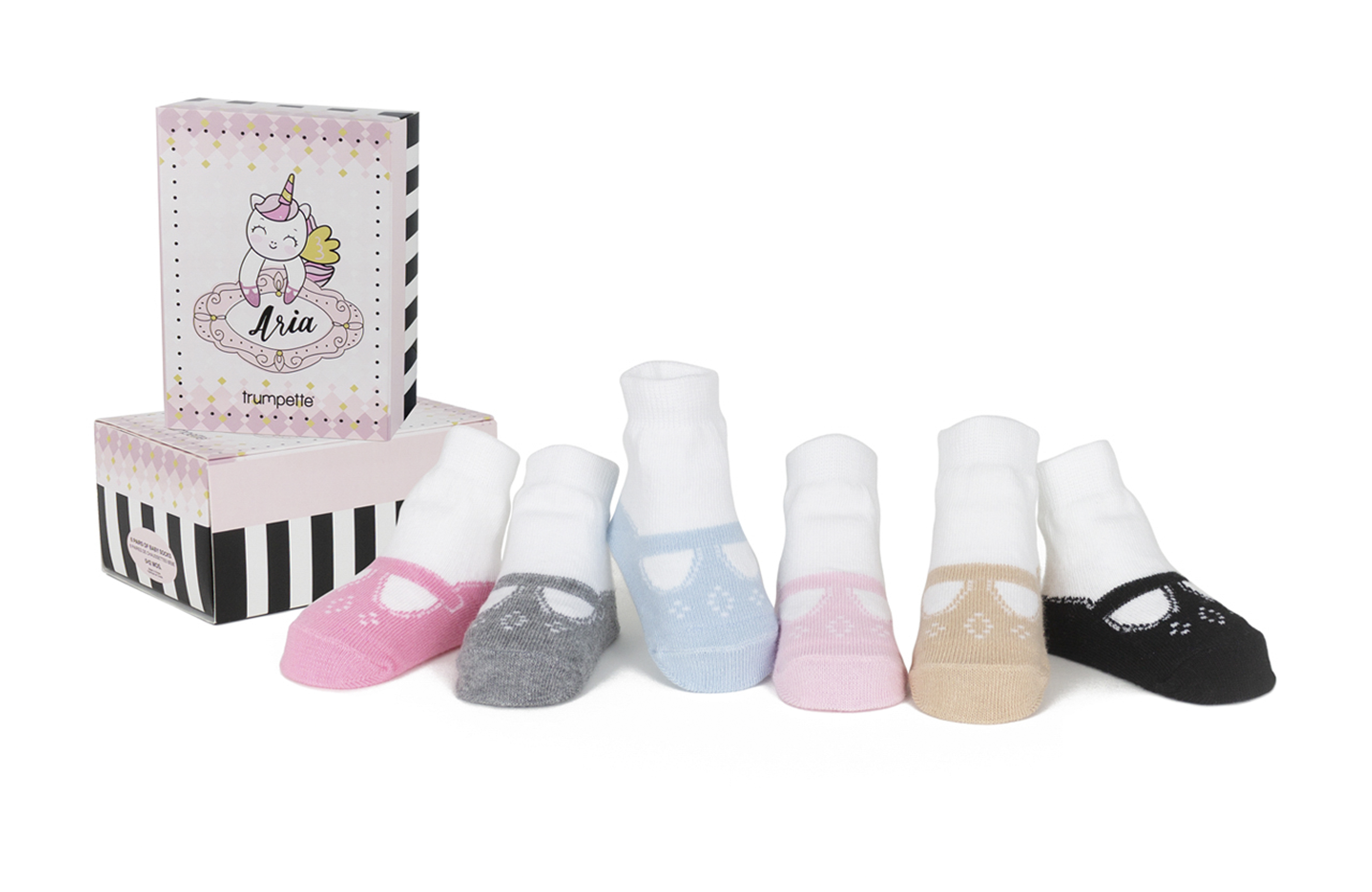 Trumpette Baby Socks--6 Pairs in Gift Box