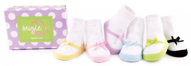 Trumpette Baby Socks--6 Pairs in Gift Box